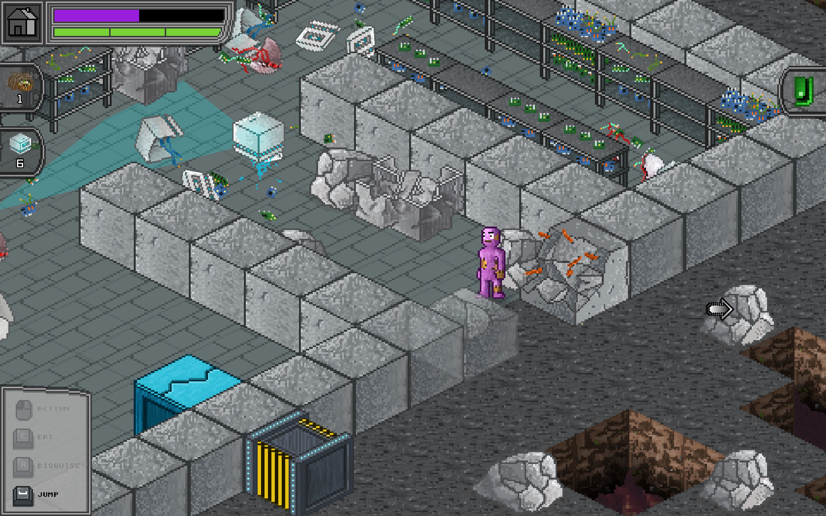 Preview: Patchman vs Blue Squares – Indie Hell Zone